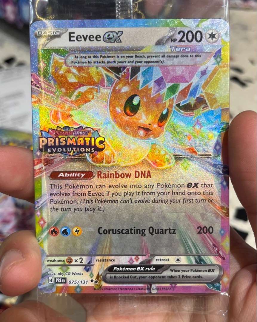 SEALED Prismatic Evolutions Surprise Box Eevee EX Promo, Hobbies & Toys ...