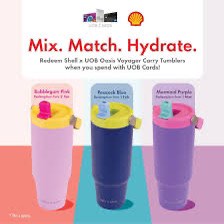 Shell x Oasis Voyager Carry Tumbler, Furniture & Home Living ...