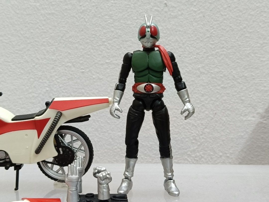 Shodo Masked Rider / Kamen Rider Ichigo + bike, Hobbies & Toys, Toys & Games on Carousell