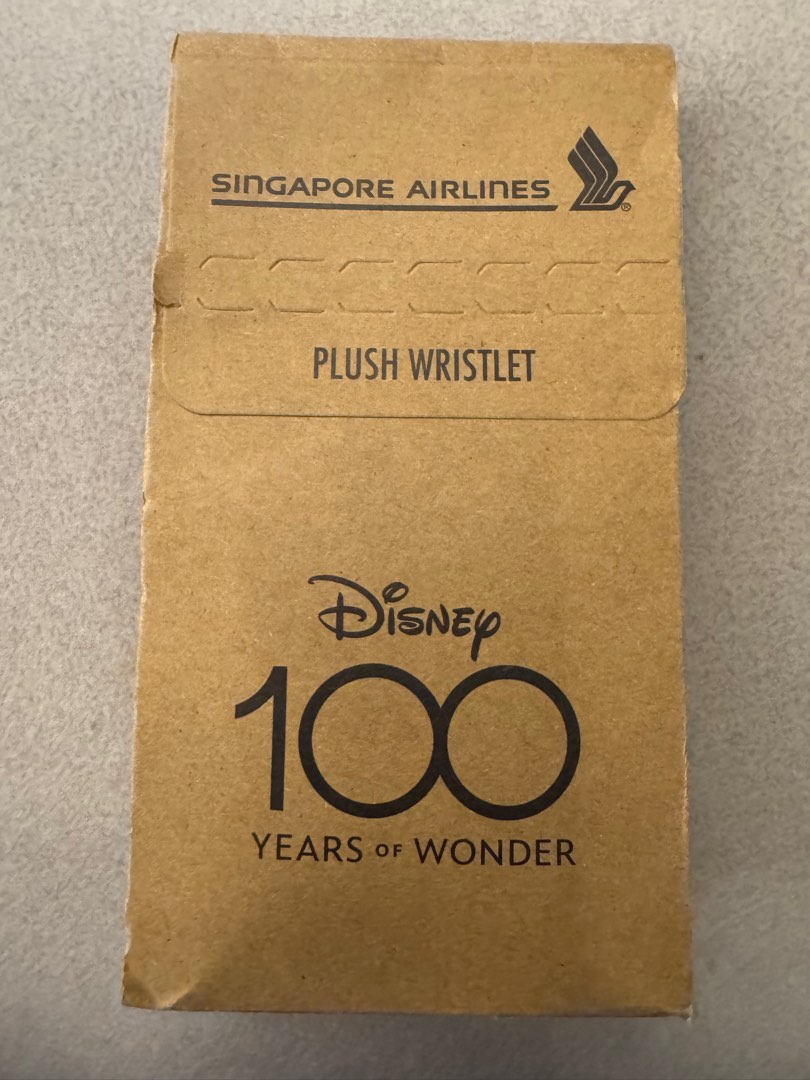 Singapore airline SIA Disney Mickey plush wristlet, Babies & Kids ...