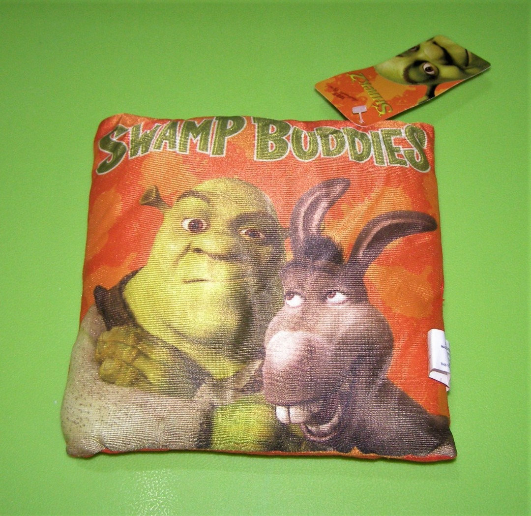 Small SHREK Pillow from USA, Hobbies & Toys, Toys & Games on Carousell