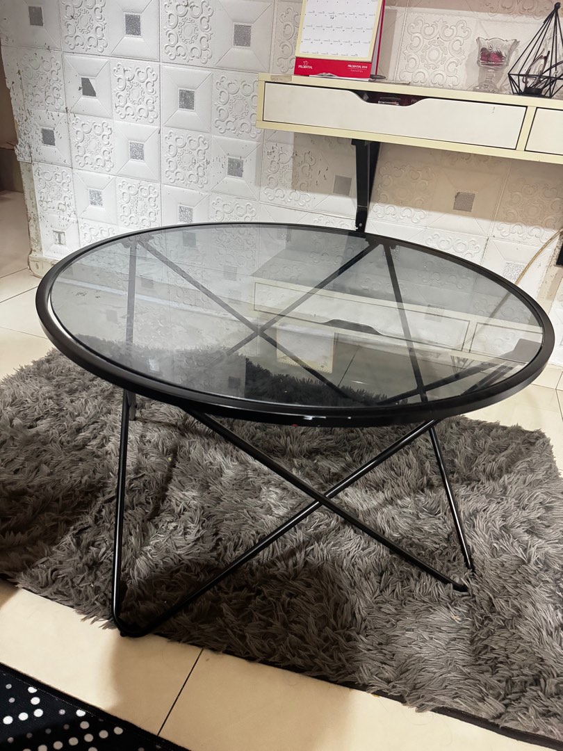 SSF Coffee table in black color, Furniture & Home Living, Furniture ...