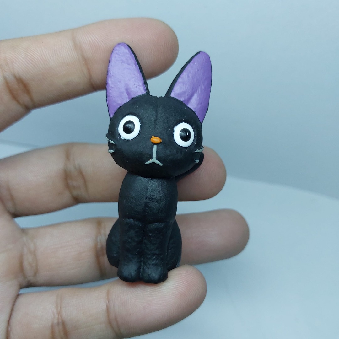 Studio Ghibli Kiki's Delivery Service Jiji Finger Puppet, Hobbies ...