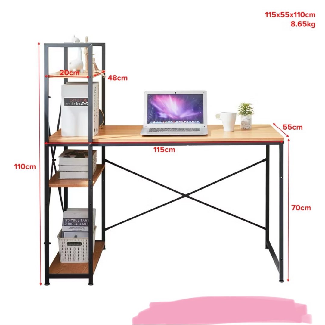 Study Table | Computer Table Study Desks Furniture | Shelving Units ...