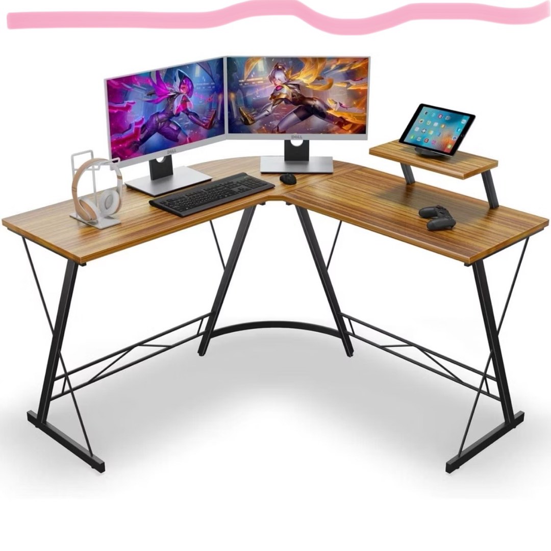 Study Table | L Shaped Table Computer Desks | Computer Wooden Desks ...