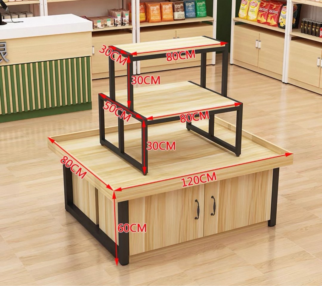 Supermarket island Display Cabinet Cosmetics shelf, Furniture & Home Living, Furniture, Shelves ...