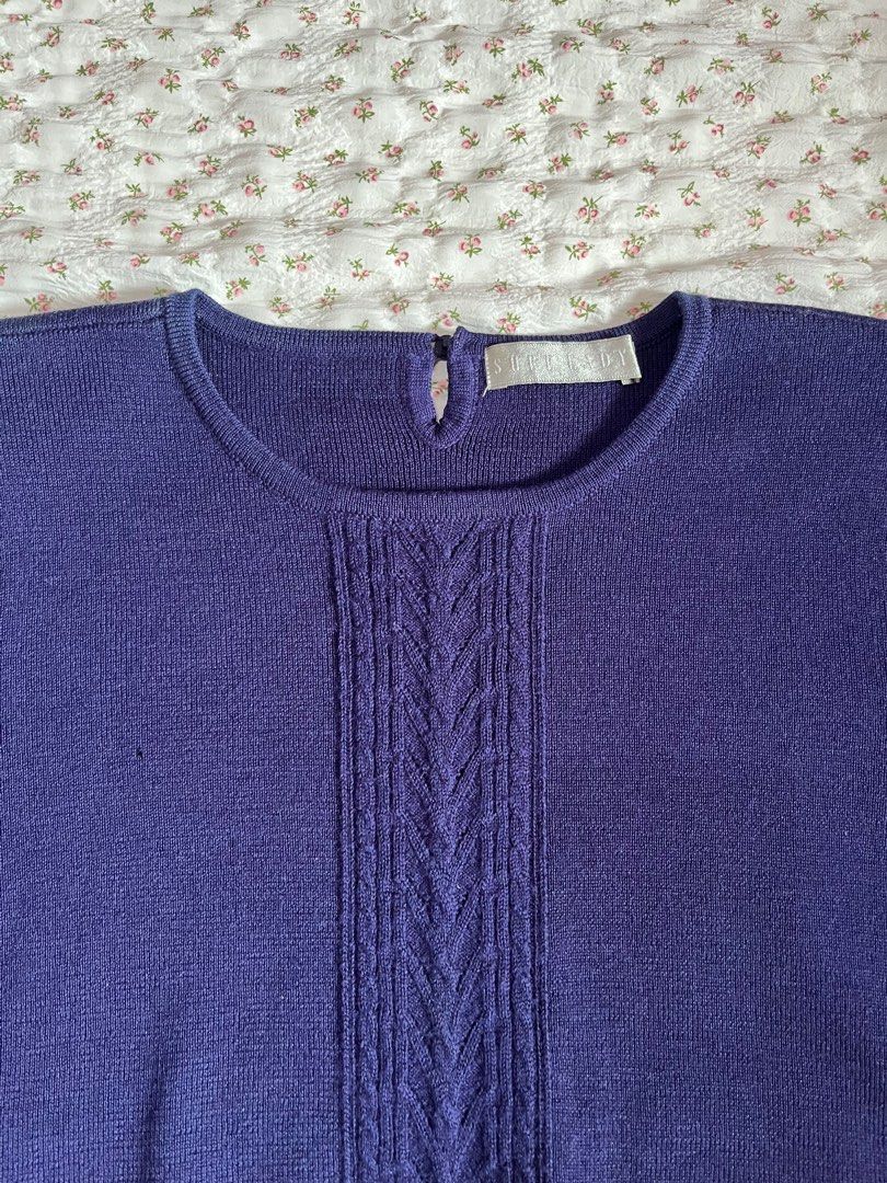 Sure Lady Wool Baggy Knit, Women's Fashion, Tops, Longsleeves on Carousell