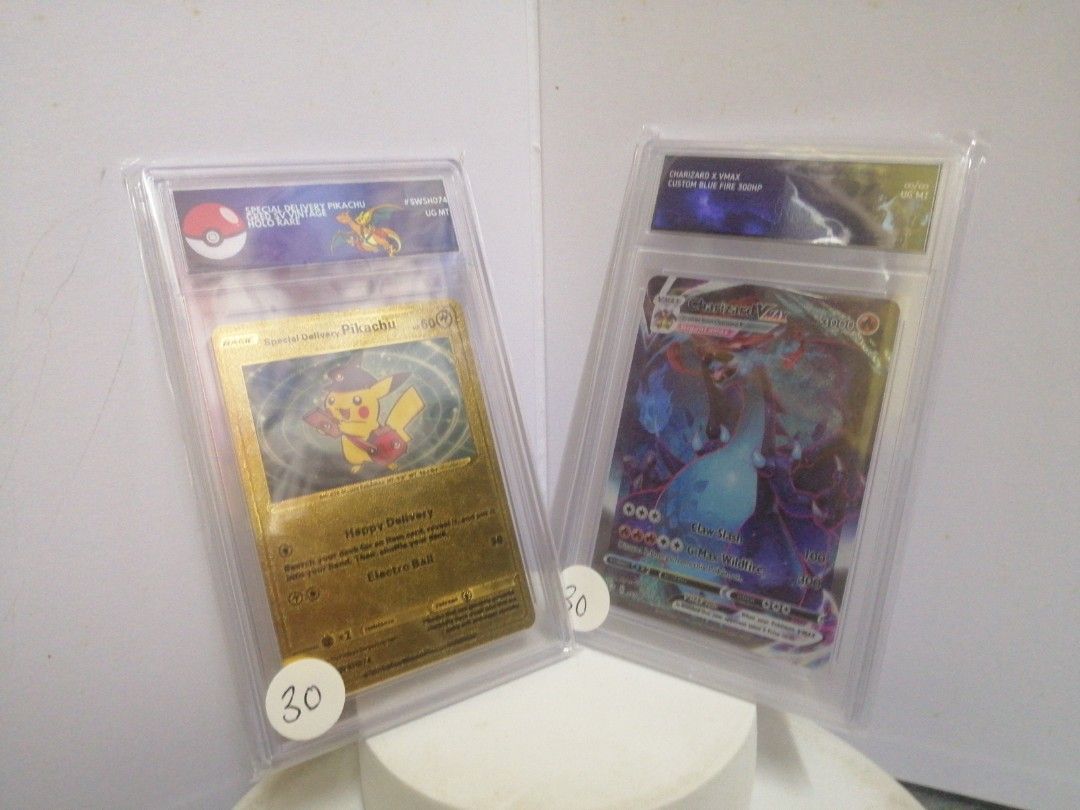 Tcg pokemon custom slab, Hobbies & Toys, Collectibles & Memorabilia ...