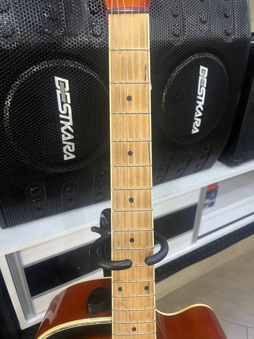 TECHNO SEMI ACOUSTIC GUITAR, Hobbies & Toys, Music & Media, Musical ...