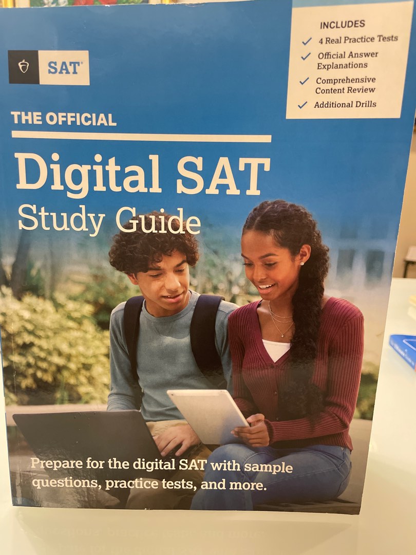 The official Digital SAT Study Guide New, Everything Else on Carousell