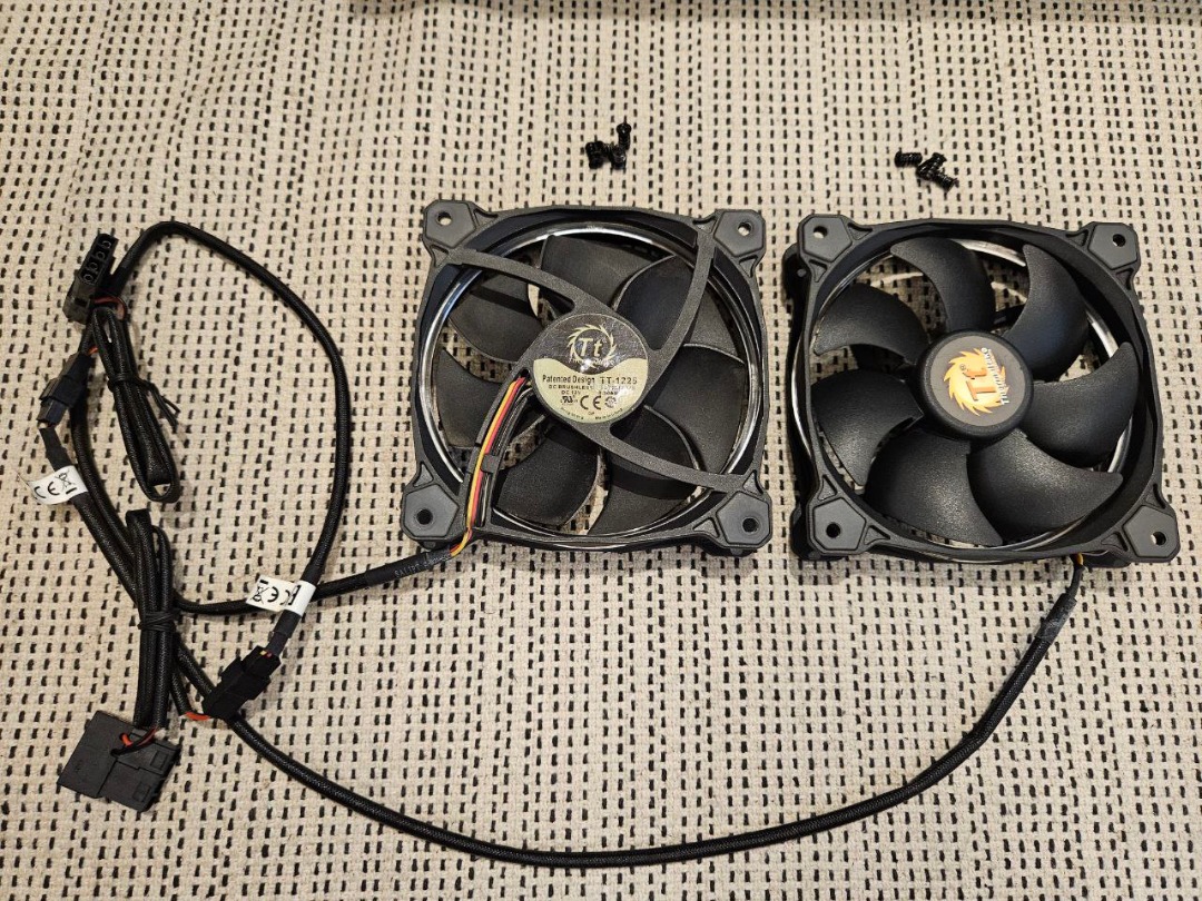 Thermaltake and Enermax 120mm PC Case Fans, Computers & Tech, Parts ...