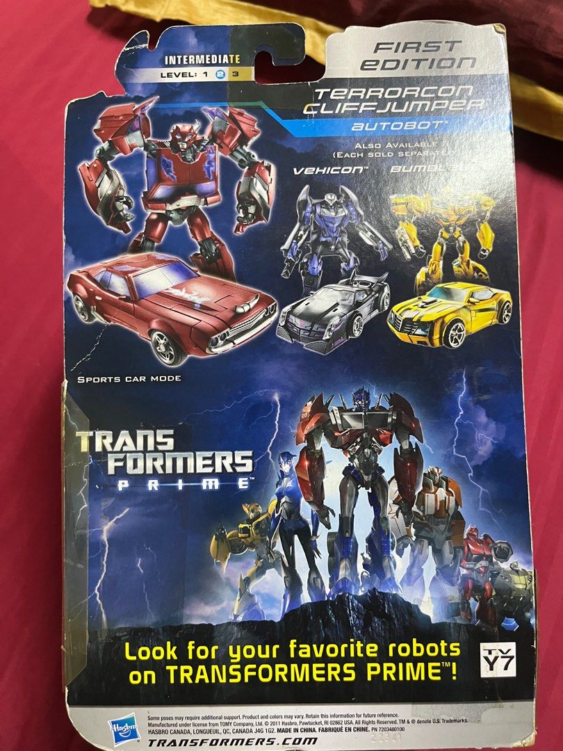 Transformers Prime First Edition Terrorcon Cliffjumper Figure (Back In ...