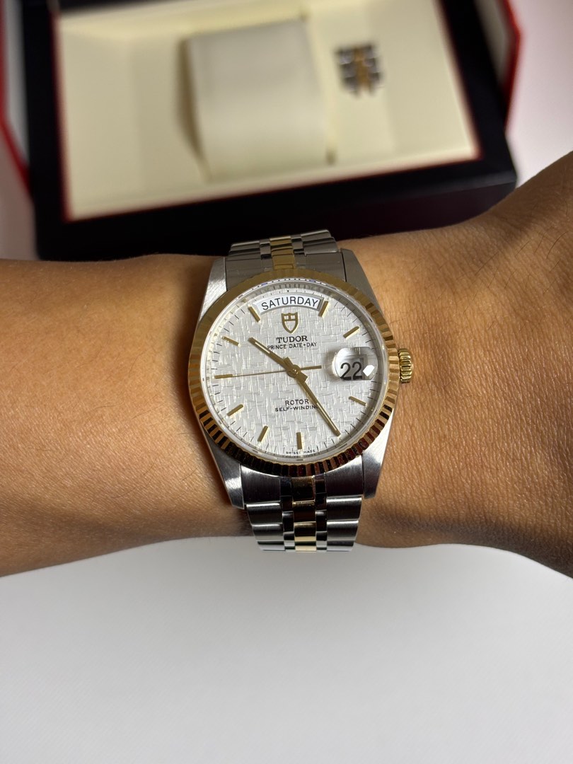 TUDOR PRINCE DATE+DAY (VICE PRESIDENT), Luxury, Watches on Carousell
