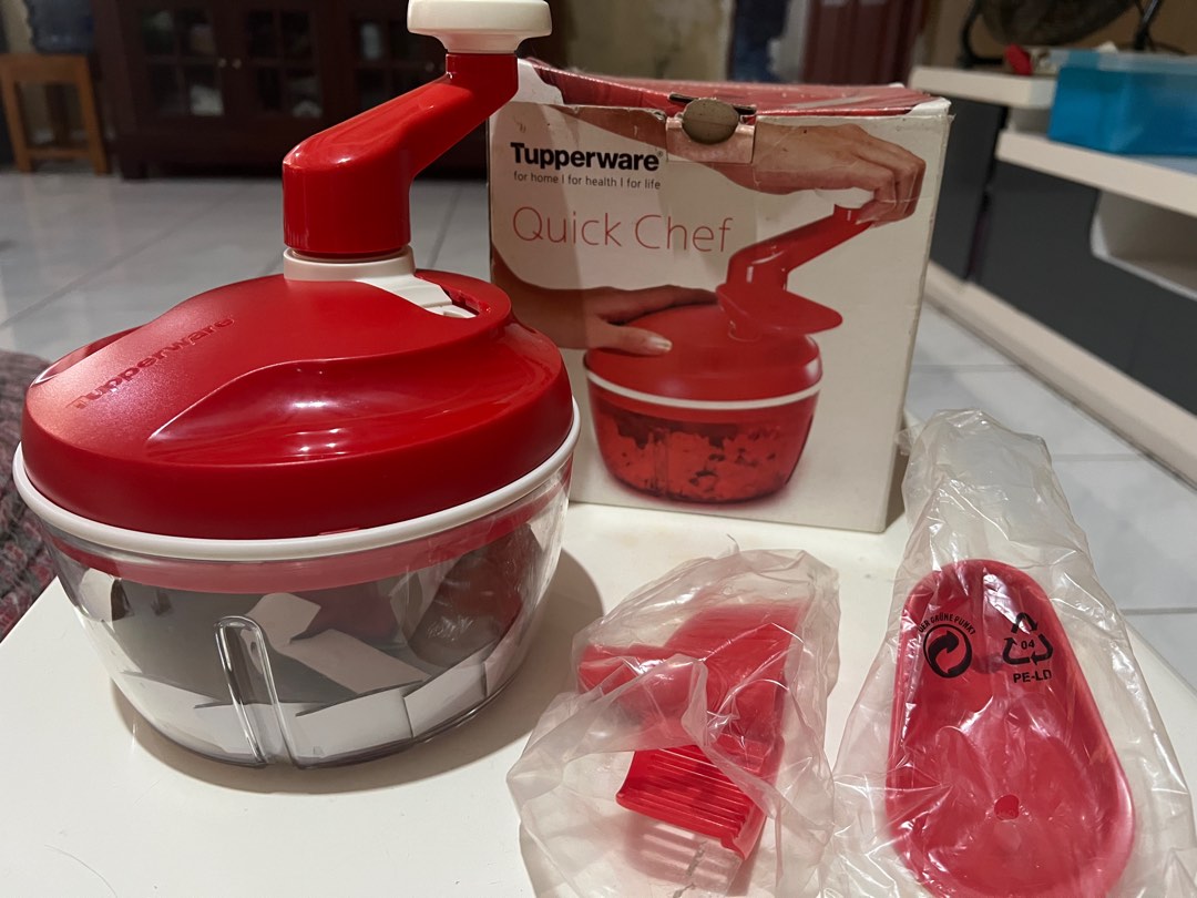 Tupperware Quick Chef Chopper, Kitchen & Appliances di Carousell