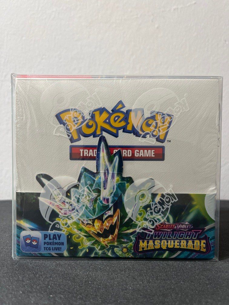 Twilight Masquerade Booster Box with Plastic Cover! Pokemon SV06 ...