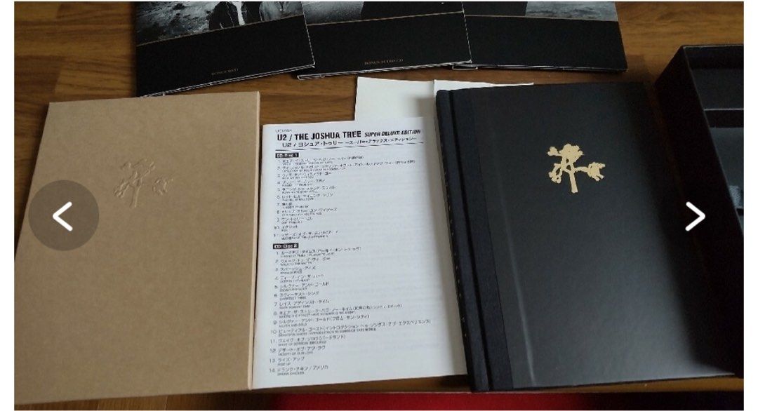 U2 CD & DVD THE JOSHUA TREE Super Deluxe Edition w/Box Liner Notes ...