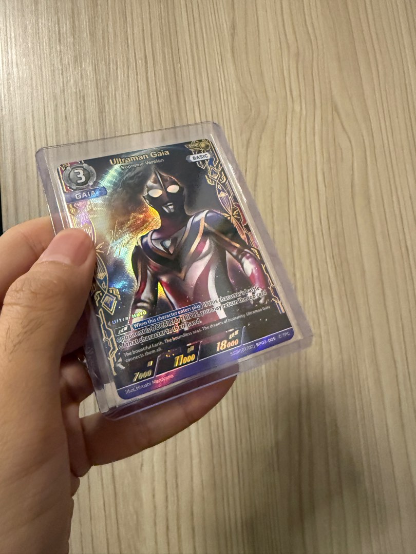 Ultraman Card Game Gaia Supreme Version SSSP Rare Heroes Marvel DC ...