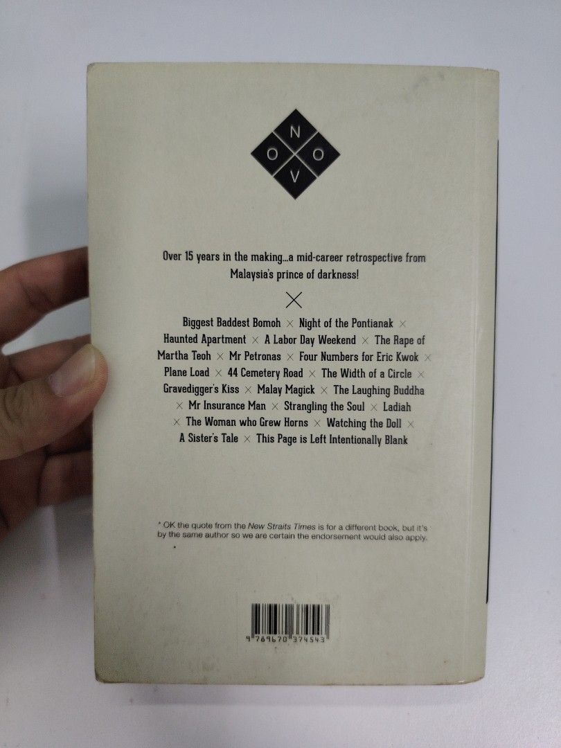 [Used] Horror Stories by Tunku Halim (Anthologies / Horror / Paranormal ...