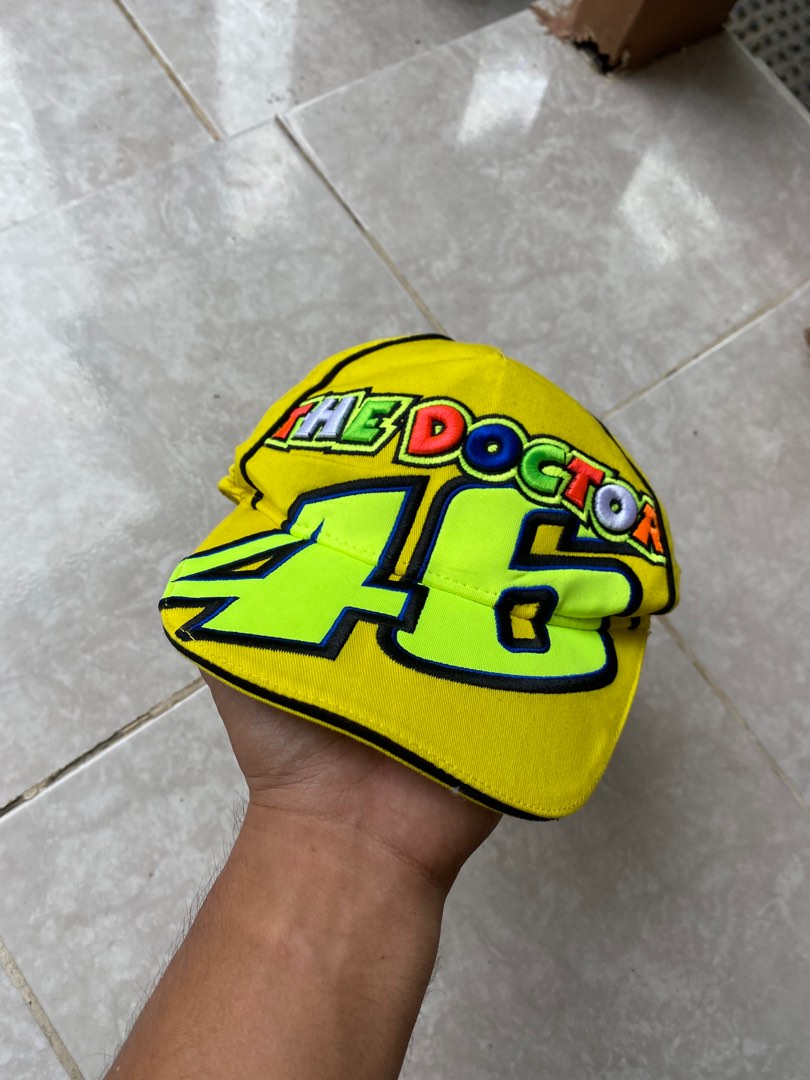 Valentino Rossi 46 Doctor Embrodiered Cap, Men's Fashion, Watches ...