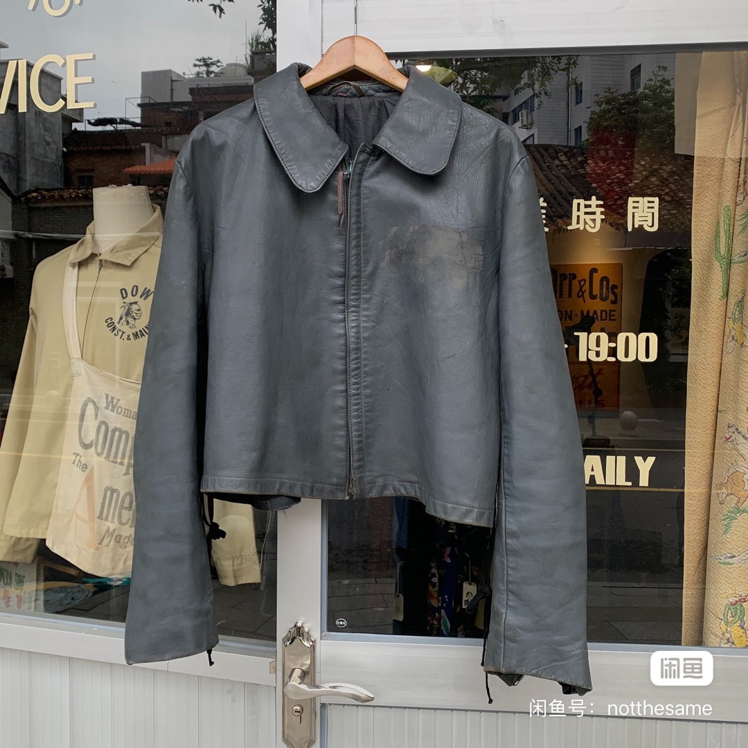 Vintage 1960s German leather jacket, Men's Fashion, Coats, Jackets and ...