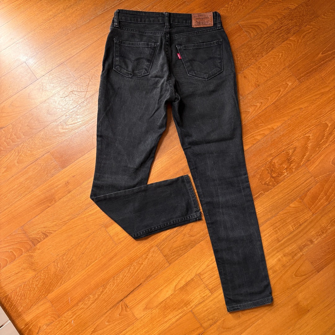 Vintage 90s Black Levi's Slim Straight Denim Jeans, Women's Fashion, Bottoms, Jeans & Leggings ...