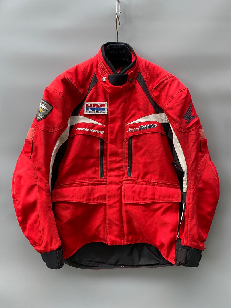 Vintage Honda HRC Super Boldor Racing Jacket, Men's Fashion, Coats ...