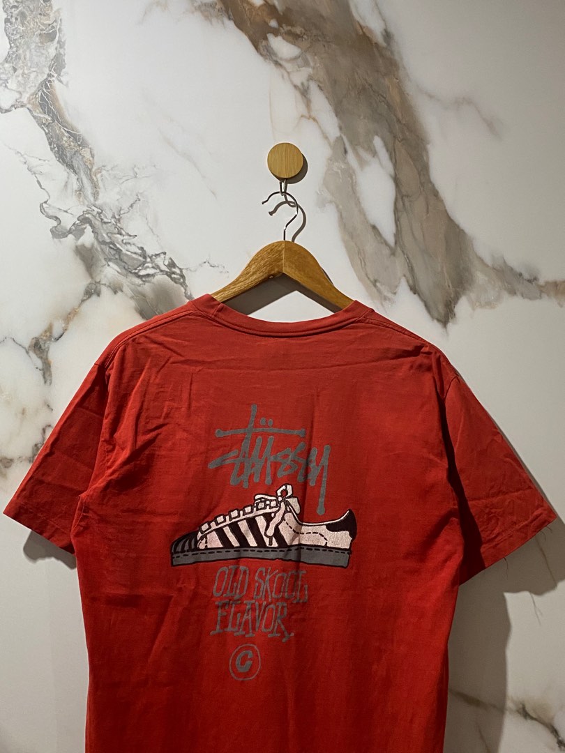 Vintage Stussy Ripoff Adidas Shirt, Men's Fashion, Tops & Sets, Tshirts ...