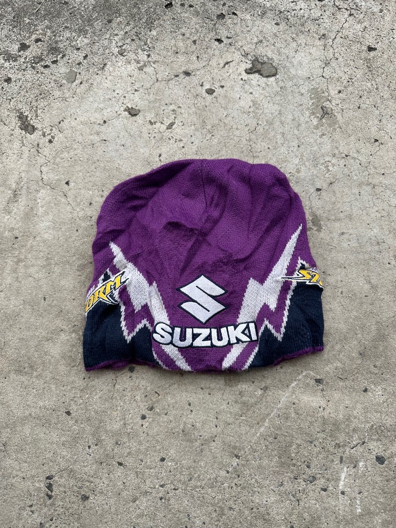 Vintage Suzuki Lightning Motorsport Melbourne Beanie, Men's Fashion ...