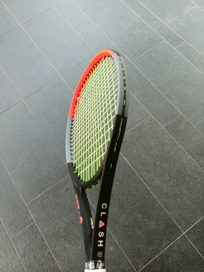 Wilson Clash 100 Tour V1, Sports Equipment, Sports & Games, Racket ...