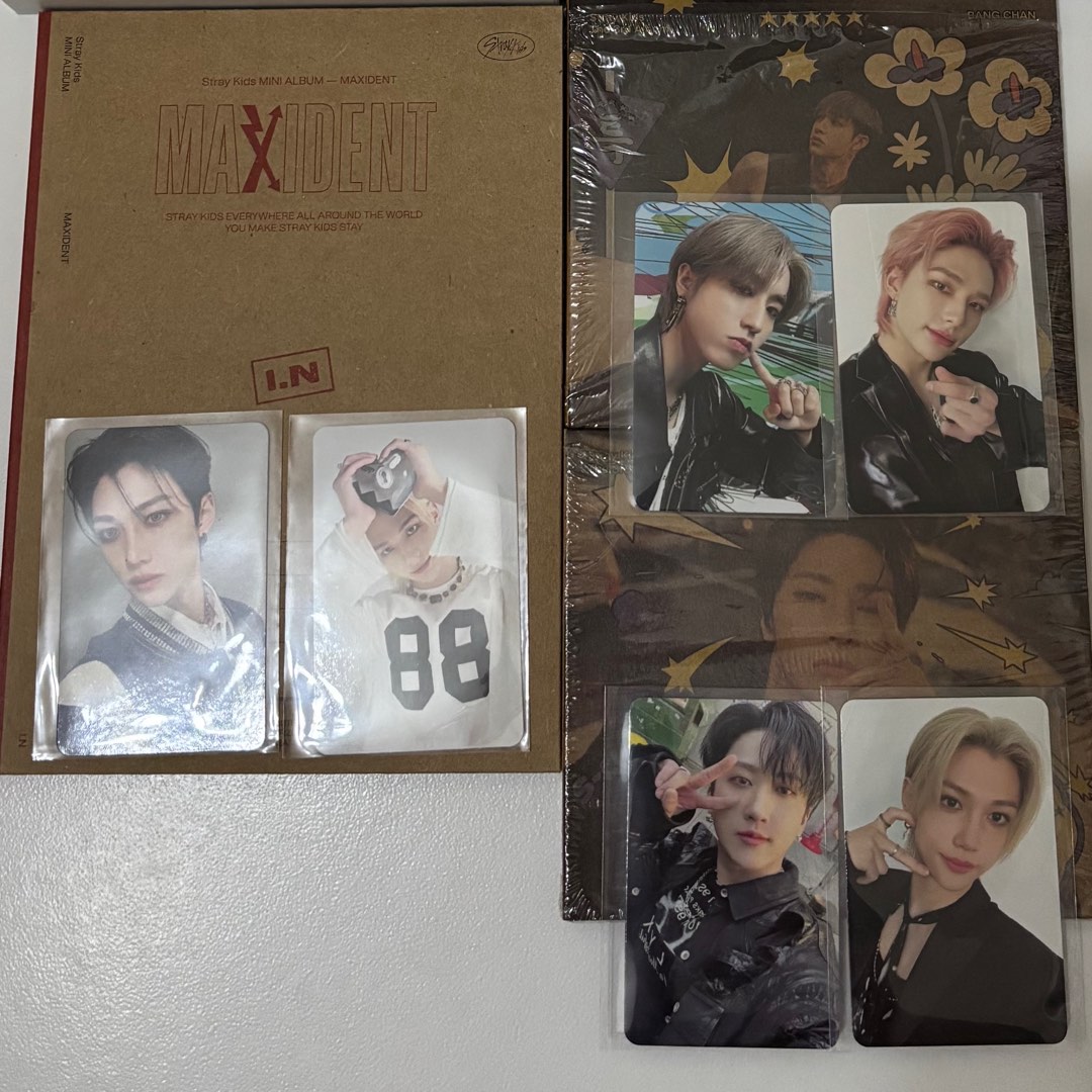 WTS Stray Kids Maxident IN Case / 5 Star Digipack StrayKids Bang Chan ...