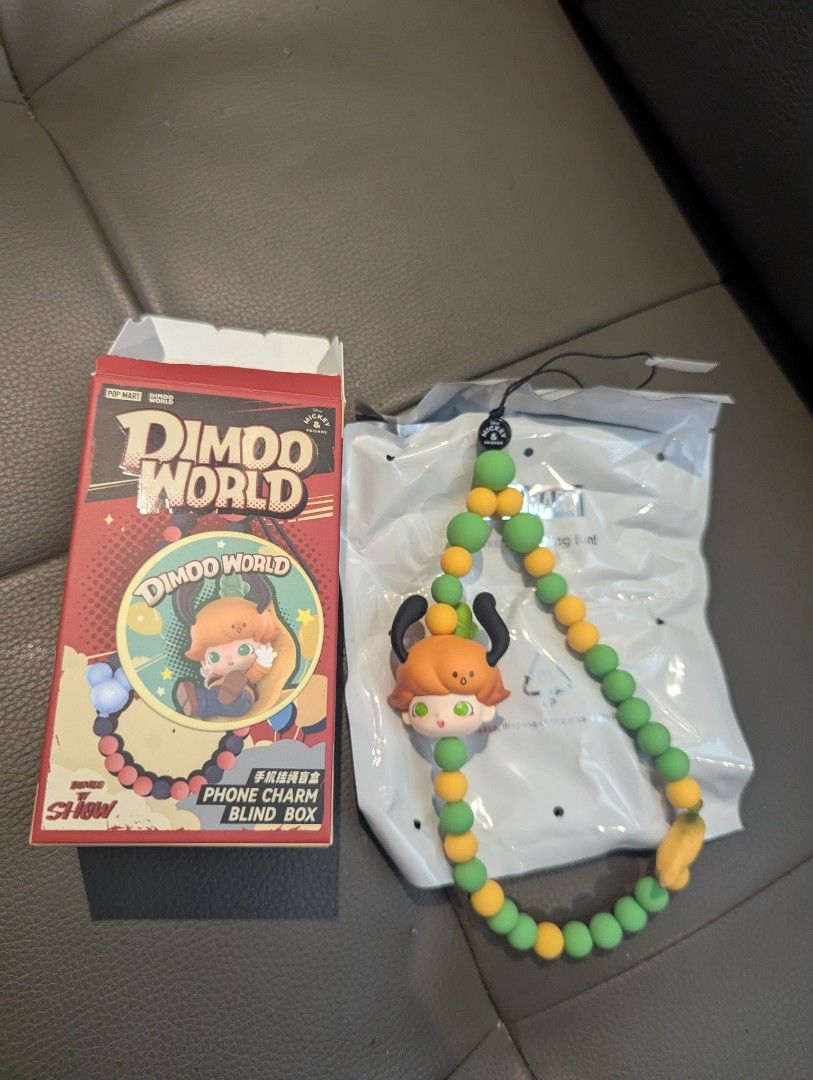 WTT Popmart Dimoo World Phone Charm Blind Box (Goofy's Prank), Hobbies ...