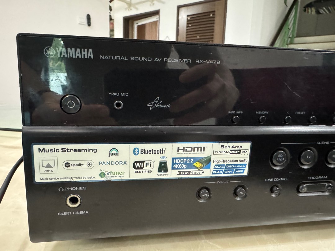 Yamaha AV Receiver RX-V479, Audio, Soundbars, Speakers & Amplifiers on ...