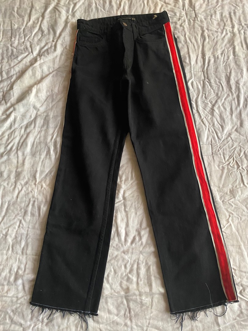 Zara Hard Denim Wide Leg Jeans, Women's Fashion, Bottoms, Jeans on ...
