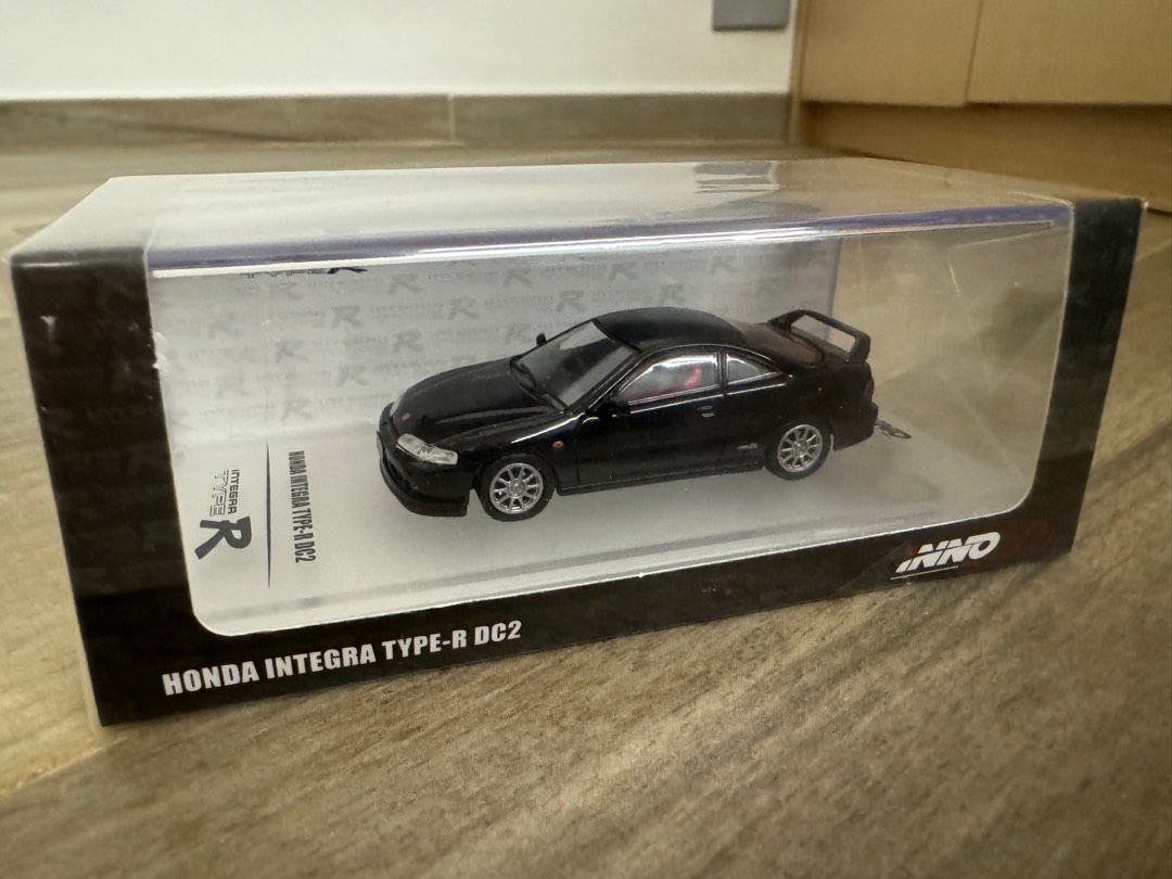 1/64 Inno Honda Integra Type R DC2 Black, 興趣及遊戲, 玩具 & 遊戲類 - Carousell