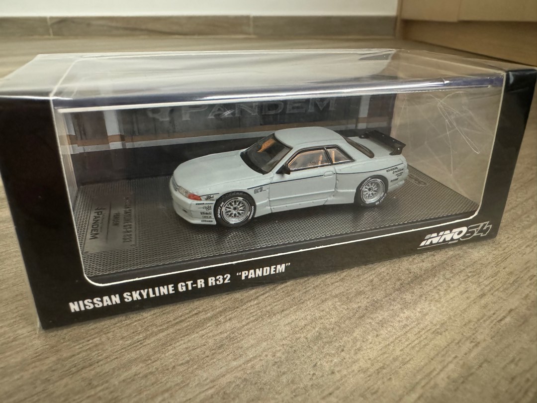1/64 inno Nissan Skyline GTR R32 Pandem Matt Grey, 興趣及遊戲, 玩具 & 遊戲類 ...