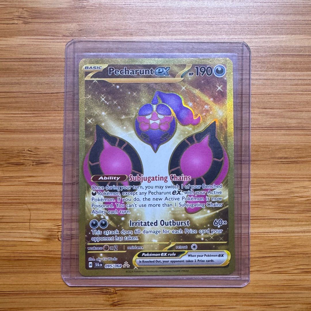 2024 Pokemon SFA EN- Shrouded Fable Hyper Rare #095 Pecharunt Ex ...