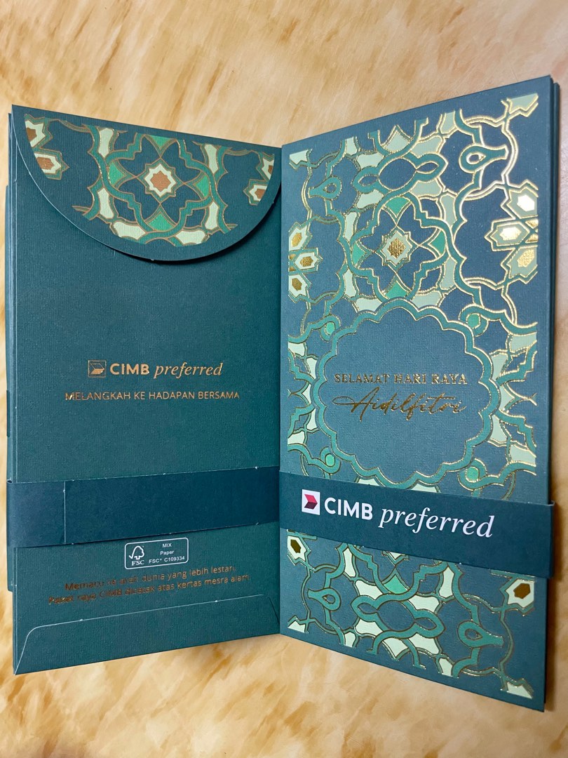 2025 CIMB Preferred Raya Packets / Sampul Raya, Hobbies & Toys ...