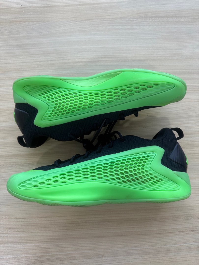 3x used adidas ae 1 low anthony edwards us sz 10.5 slime green, Men's ...
