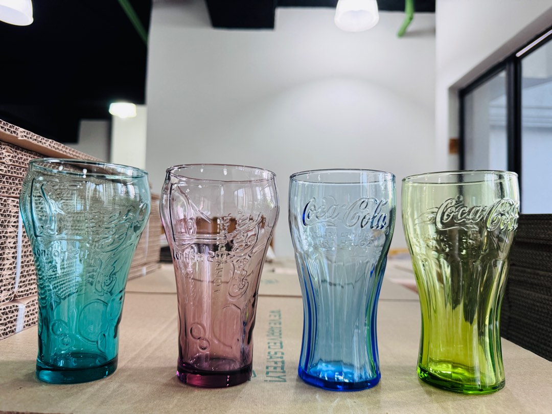 4 pcs Coca Cola collectible glasses, Hobbies & Toys, Collectibles ...