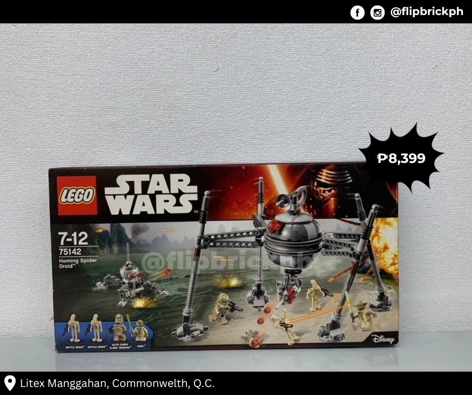 75142 LEGO Star Wars Homing Spider Droid, Hobbies & Toys, Toys & Games ...