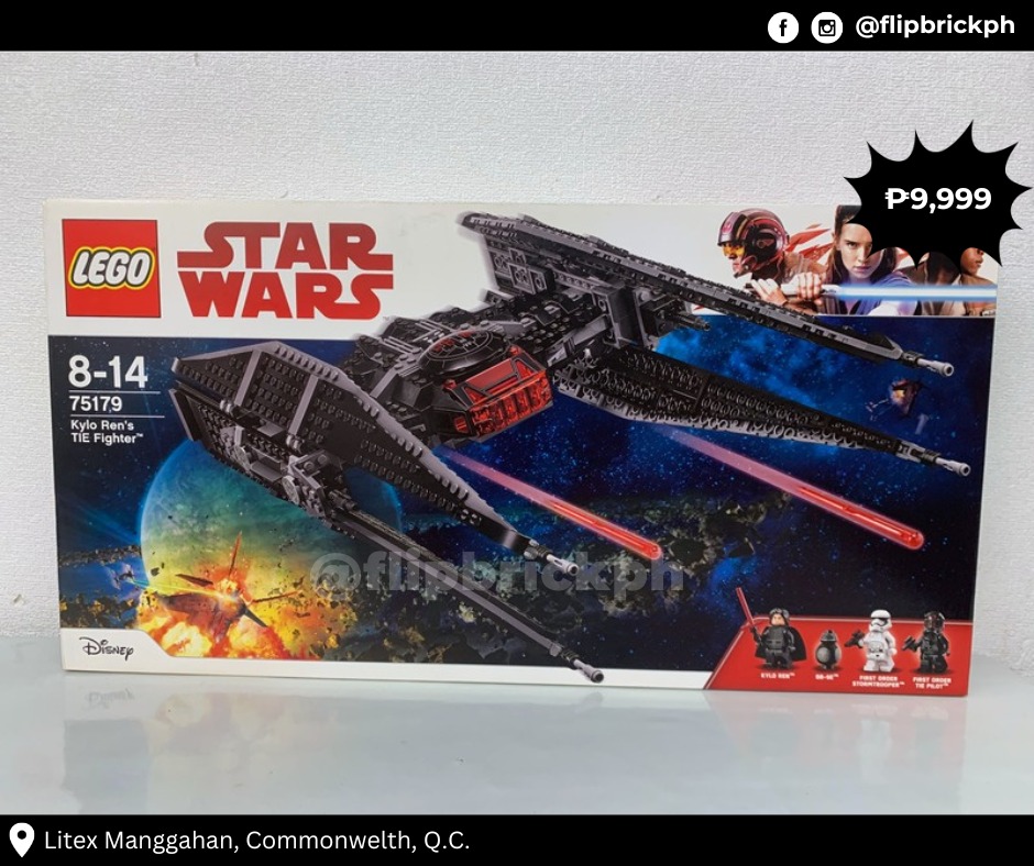 75179 LEGO Star Wars Kylo Ren's TIE Fighter, Hobbies & Toys, Toys ...