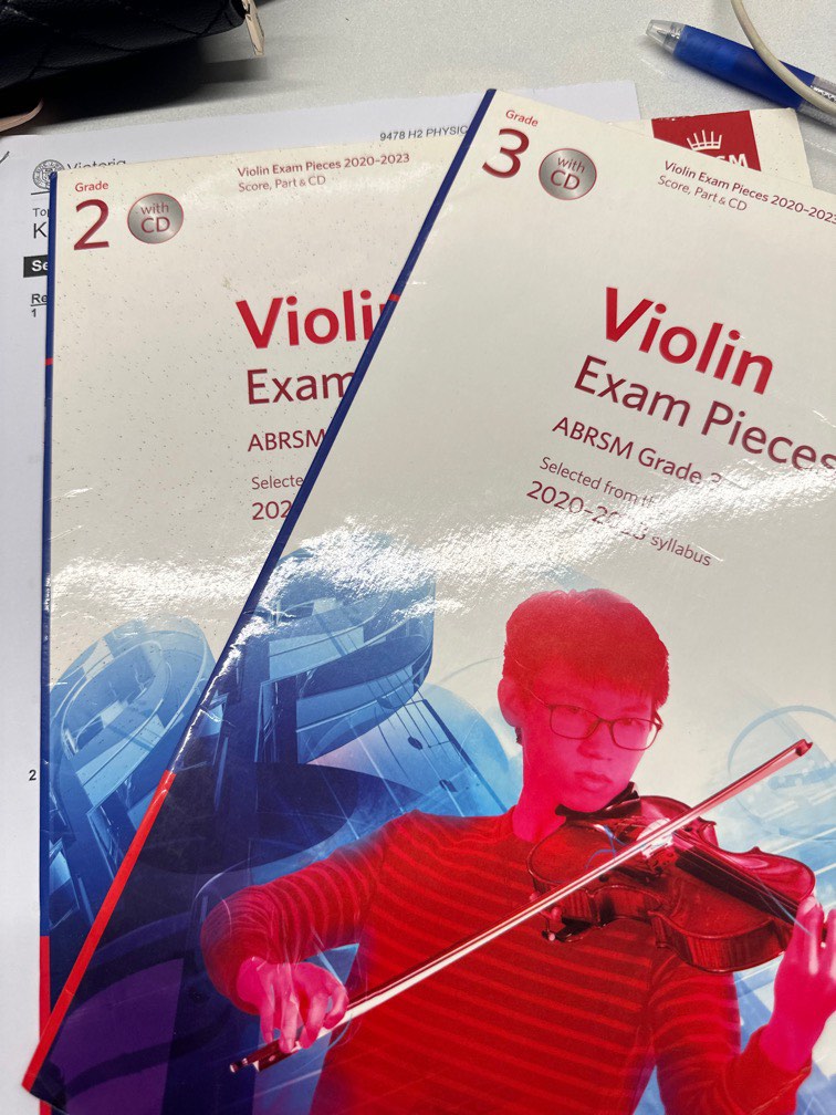 ABRSM violin grade 2 and 3, Hobbies & Toys, Books & Magazines ...