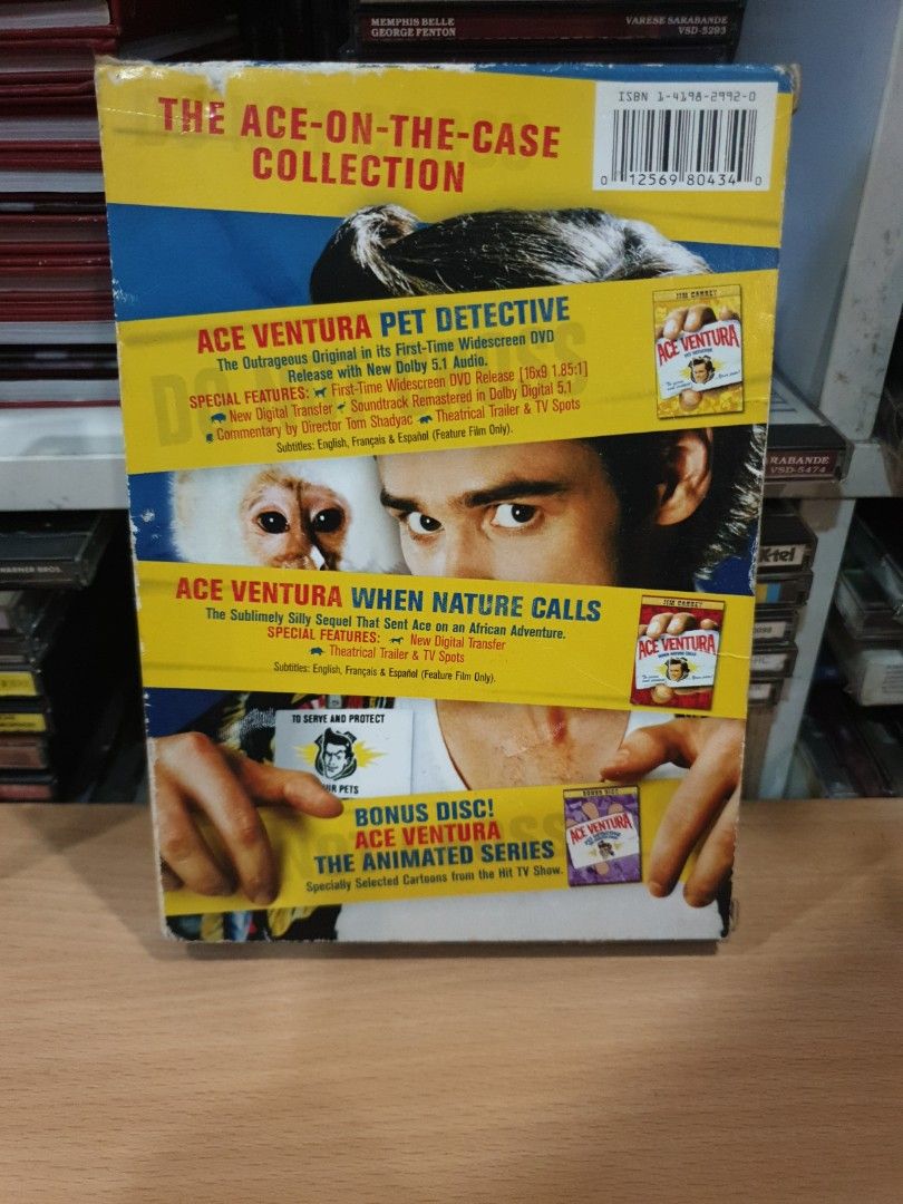 Ace Ventura DVD Deluxe, Hobbies & Toys, Music & Media, CDs & DVDs on ...