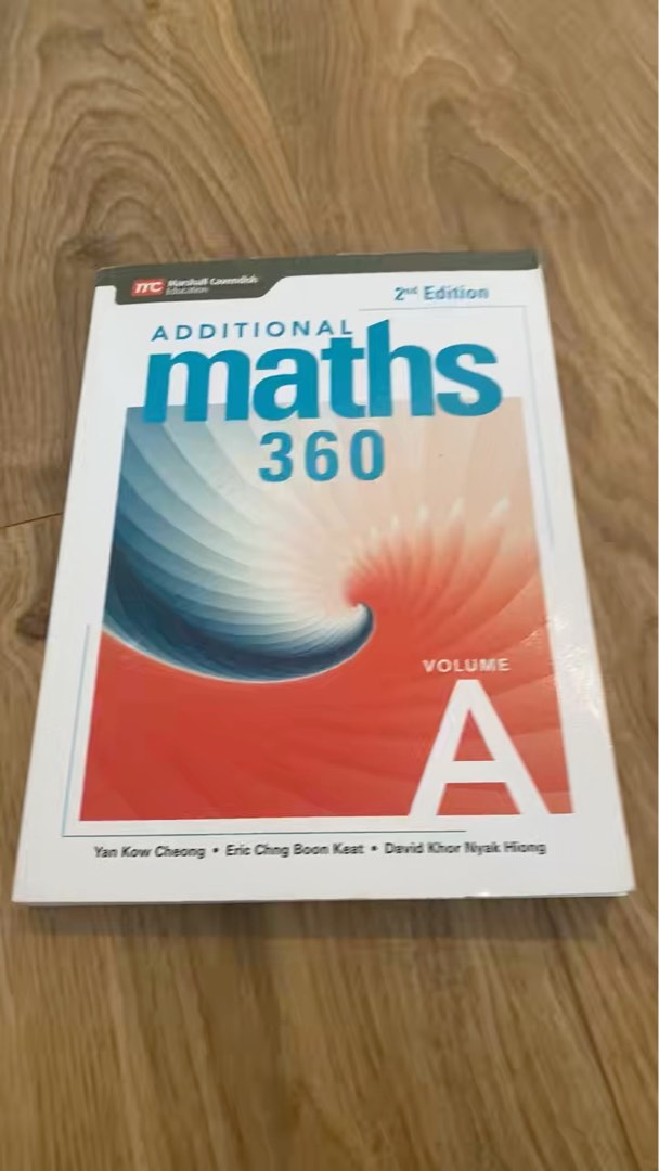 Additional Maths 360 Vol A 2nd Edition, Hobbies & Toys, Books & Magazines, Textbooks on Carousell