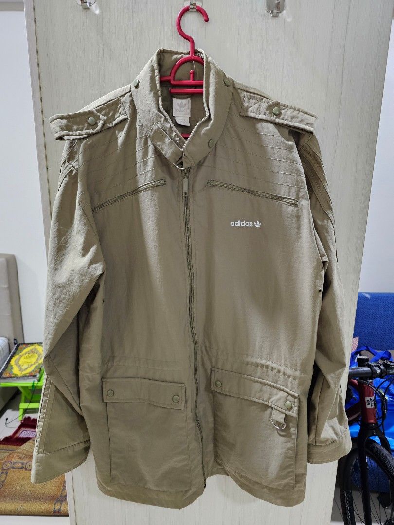 Adidas Parka Military Sz. 110, Men's Fashion, Coats, Jackets and ...