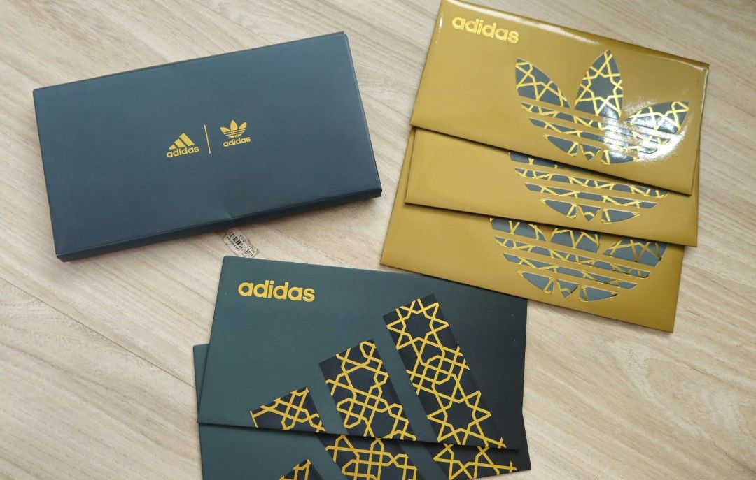 Adidas raya packet/green packet/sdr/sampul raya, Hobbies & Toys ...