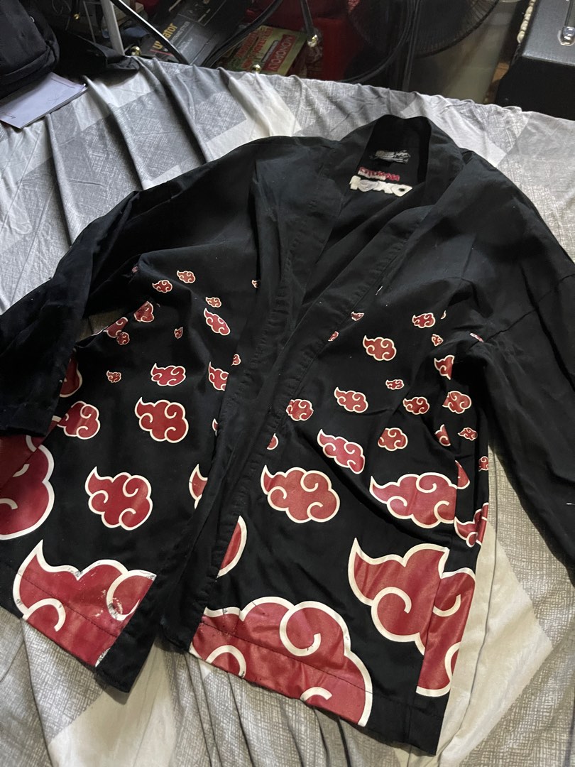 Akatsuki OXGNxNarutoShippuden Collab Kimono, Men's Fashion, Coats ...
