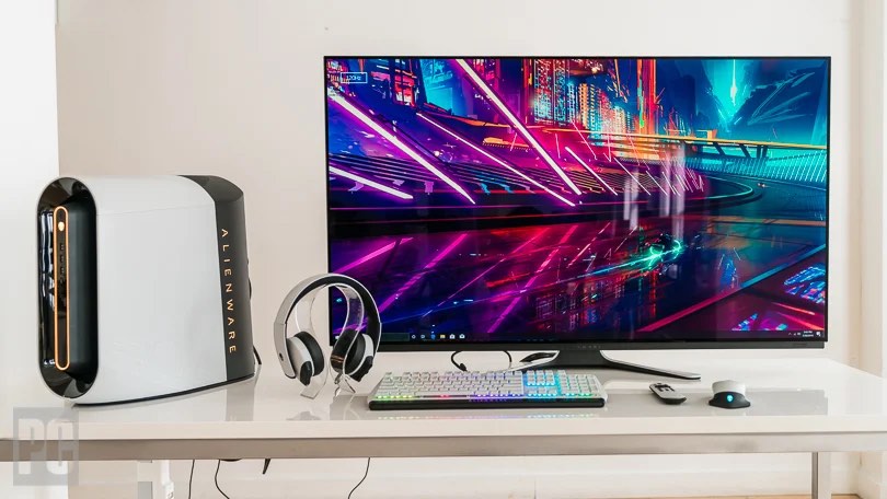 Alienware 55 inch OLED monitor, Computers & Tech, Desktops on Carousell