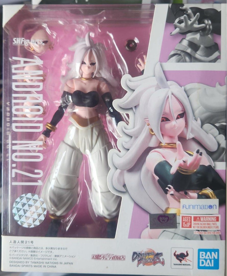 ANDROID No. 21 Dragon Ball Z DBZ S.H. Figuarts Action Figure 100% ...
