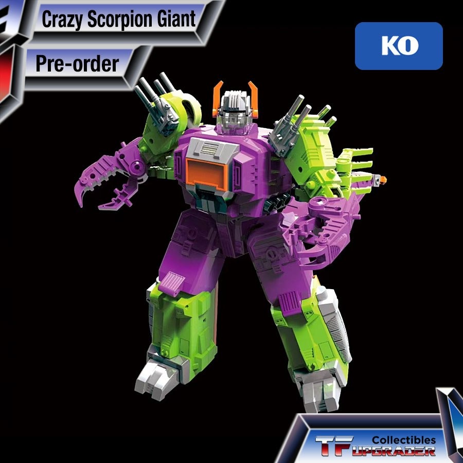 [Back-to-Back Order] Transformers Crazy Scorpion Giant KO G1 Scorponok ...